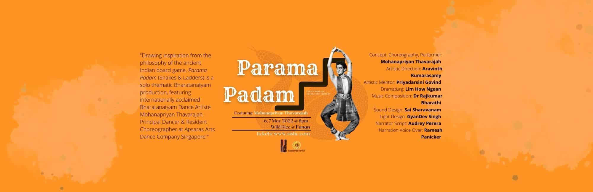 PARAMA PADAM – LIFE’S GAME OF SNAKES & LADDERS – WILD RICE Singapore